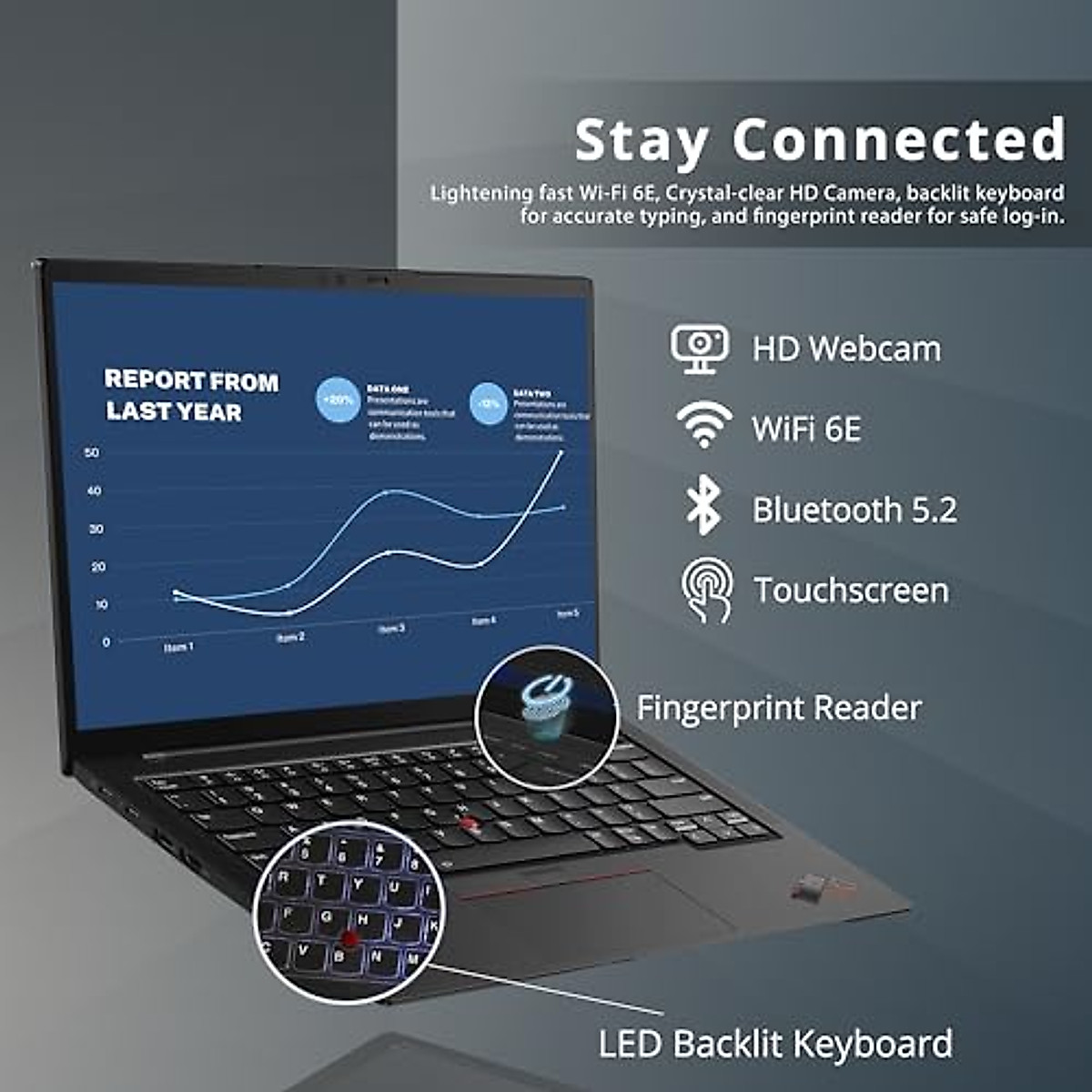 Lenovo Thinkpad X1 Carbon Gen 10 14.0" WUXGA Touchscreen Business Laptop, Intel Core i7-1260P, 32GB RAM, 1TB PCIe SSD, Intel Iris Xe Graphics, Win 11 Pro, Black, 32GB Hotface USB Card