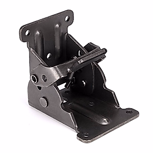 Skelang 2-Pack Folding Brackets, Lock Extension Hinge, Foldable Leg Brackets Hardware for Table, Workbench, Platform