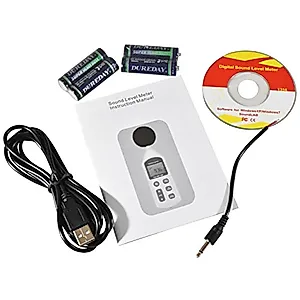 BAFX Products - Decibel Meter/Sound Pressure Level Reader (SPL) / 30-130dBA Range - 1 Year Warranty