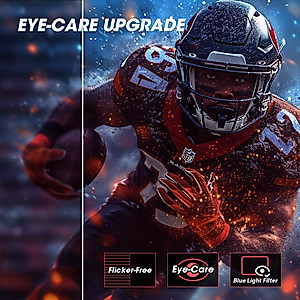 KOORUI 24.5 inch Gaming Monitor, FHD 1080P 144Hz/180Hz Frameless Computer Monitors, VA 1ms, sRGB 99%, Adpitive Sync, VESA, Display Port 1.2 & 2 x HDMI 1.4