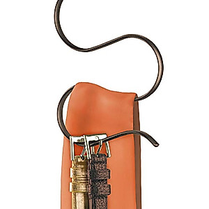 Lynk Hanging Scarf Organizer and Belt Rack - Closet Accessory Holder - Bronze