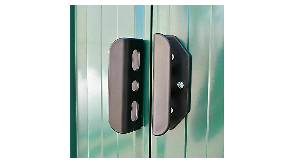 HUIJK Outdoor Metal Storage Shed - Garden, Tool & Bike Unit