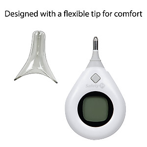 Safety 1st 5 Second Read Rectal Thermometer, Quick, Accurate Reading in just 5 Seconds, Grey