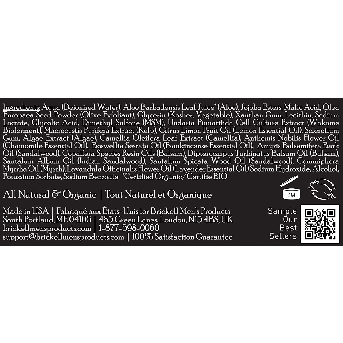 Brickell Men's Smooth Finish Glycolic Acid Peel For Men, Natural and Organic, Anti-Aging Peel for Wrinkles, 2 Ounce, Scented