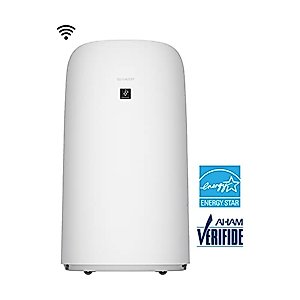 SHARP Smart Air Purifier + Humidifier. Alexa and Google Assistant compatible. Plasmacluster Ion Technology for Extra-Large Rooms. True HEPA & Activated Carbon Filter may last up-to 2 Years. KCP110UW.