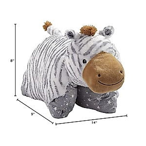 Pillow Pets Naturally Comfy Zebra Stuffed Animal Plush Toy