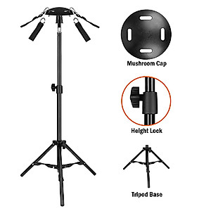 iCOVER Support Pole System for Patio Furniture Cover, Adjustable Height for Grill and Patio Dining Table Set Cover, Avoid Water Accumulation (Includes Straps)