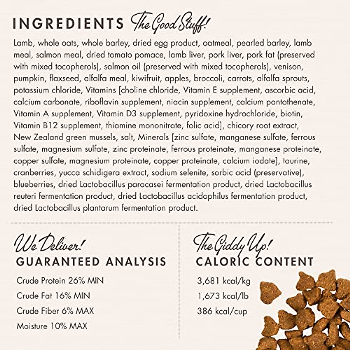 Fromm Four-Star Nutritionals Zealambder Dog Food - Premium Dry Dog Food - Lamb Recipe - 12 lb