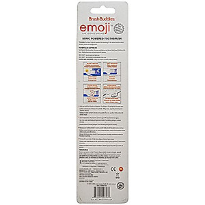 Brush Buddies Emoji Sonic Powered Toothbrush, Multi