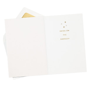 Hallmark Signature Congratulations Card for Graduation (Champagne)