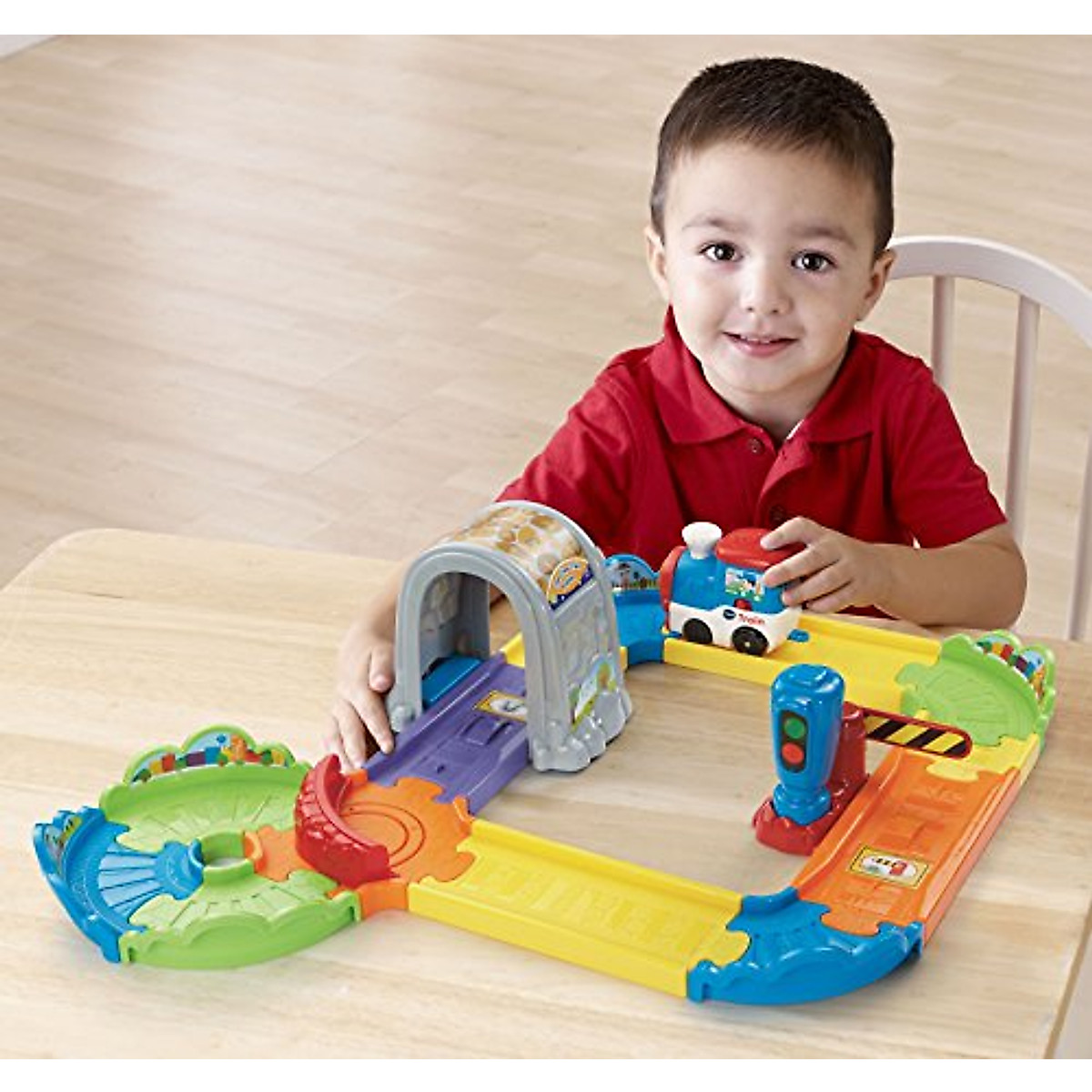 VTech Go! Go! Smart Wheels Choo-Choo Train Playset, multicolor