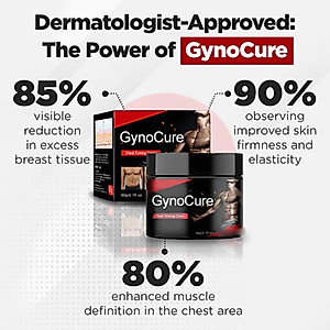 GynoCure Chest Firming Cream, Sculptique Abs Sculpting Cream, Skin Tightening Cream for Chest, Slimming and Fat Burning Cream for Men (2Pcs)