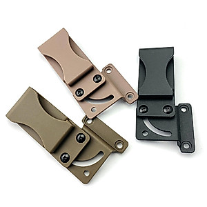 BEIYINAI K Sheath Waist Clip Accessories K Sheath Back Clip With Screws Waist Clip Scabbard Carrying Pocket Clip K Sheath Clip Tool