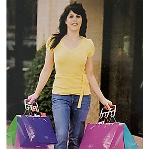 Handy Housewares Handy Bag Helper Ergonomic Handle - Great for Carrying Groceries & Shopping Bags