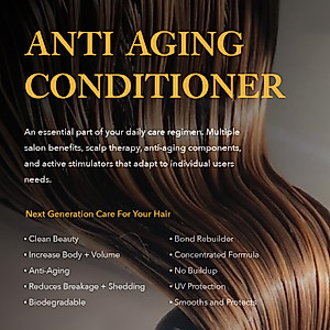 Ethica Beauty Professional Conditioner. Deep Conditioning, Volumizing, & Hydrating. Promotes Strong Healthy Hair, Scalp Health, and Hair Growth, 8.45 oz