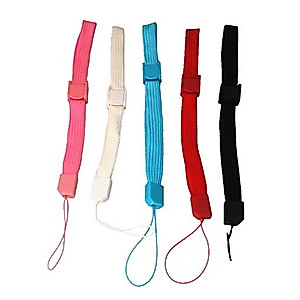 yueton 5pcs Universal Hand Wrist Strap Wristlet Wristband with Lock for Wii Remote Controller, Mobile Phone, MP3, Digital Camera