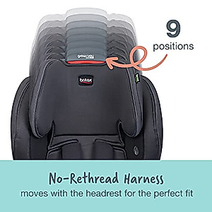 Britax Grow with You ClickTight Harness-2-Booster Car Seat, Cool N Dry - Cool Flow Moisture Wicking Fabric