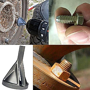 Deburring External Chamfer Tool, Deburring Tool Hard High Speed Stainless Steel Remove Burr Quickly Repairs Tools for Drill Bit External Chamfer Silver Triangle 4PCS