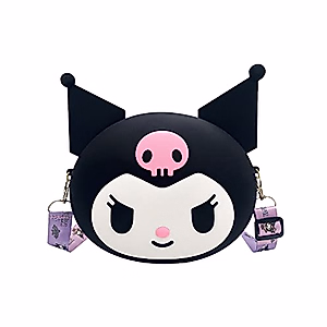 Kuromi Bag,my melody backpack,Kuromi Accessories,Cute Cartoon Character Bag, My Melody Anime Toy Bag
