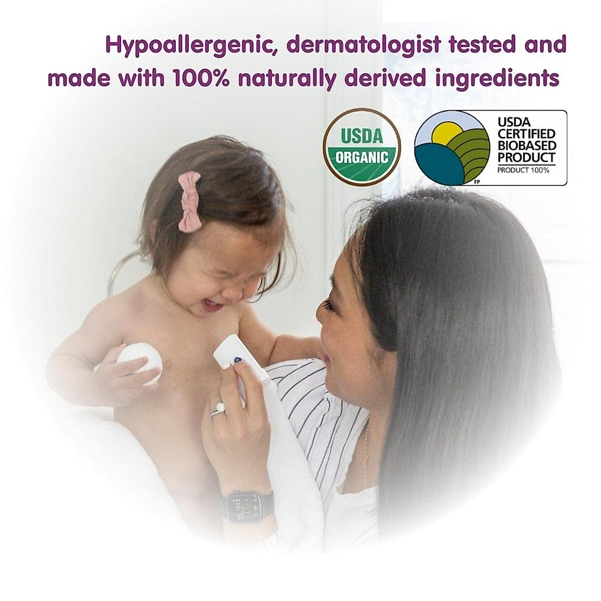 Baby Balm Stick by the Makers of Boogie Wipes, Moisturizes and Soothes from Head to Toe, Hypoallergenic, Naturally Derived, 0.49 oz, Pack of 1