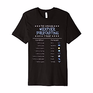 Funny Meteorology Gifts | The Amazing Weather Forecasting Premium T-Shirt