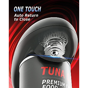 One Touch Electric Can Opener with Smooth Edge, Kitchen Gadget Automatic Can Opener for Seniors with Arthritis, Food Safety Battery Operated Can Opener for Almost All Can Sizes