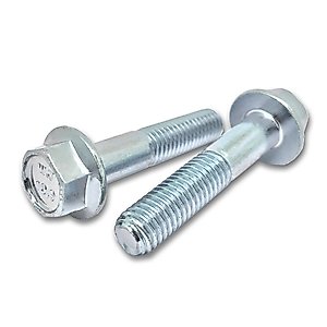 (1) M12-1.25 x 40 Hex Flange Bolts Class 10.9 JIS Zinc Clear M12x40 Fine Thread