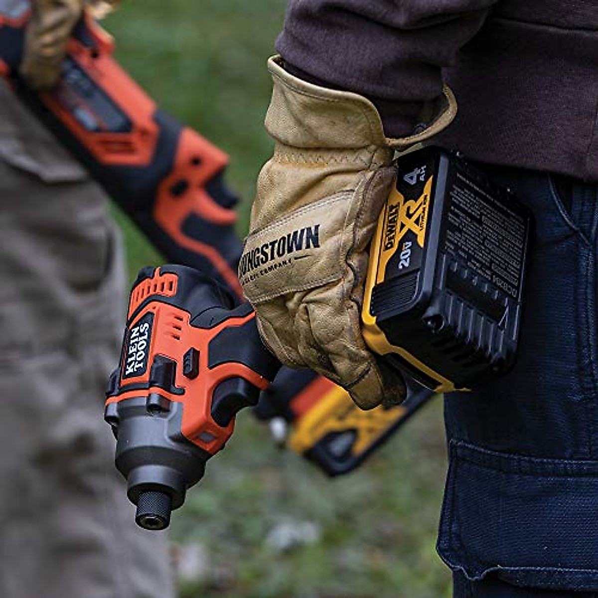 Klein Tools BAT20CD 20V Battery-Operated 1/4-Inch Impact Driver, Compact Design for Excellent Control in Tight Spaces (Tool Only)