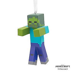 Hallmark Minecraft Zombie Christmas Ornament 1.48 x 3.05 x 1.29 inches