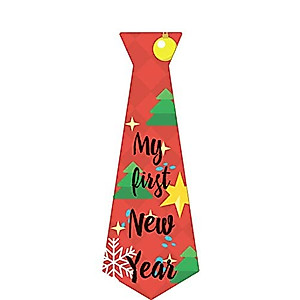 Baby Monthly Milestone Tie Stickers - Stickers for Infant Newborn First Year 12 mounts Boy