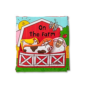 Melissa & Doug K’s Kids On The Farm 8-Page Soft Activity Book for Babies and Toddlers