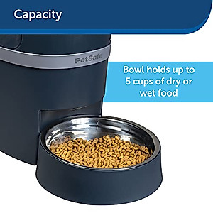 PetSafe Stainless Steel Cat and Dog Bowl – Replacement or Backup Bowl During Cleanings – Compatible with PetSafe Healthy Pet Simply Feed and PetSafe Smart Feed Automatic Cat Feeders and Dog Feeders