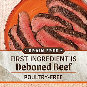 Merrick Lil’ Plates Premium Grain Free Dry Dog Food For Small Dogs, Real Texas Beef And Sweet Potato Kibble - 12.0 lb. Bag