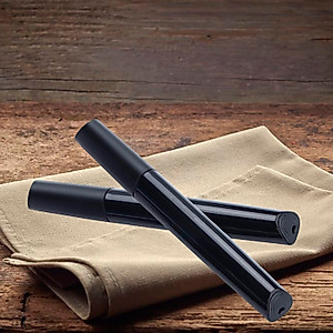 2 Pack Travel Toothbrush Case, Lightweight Portable Breathable Plastic Brushes Storage Container Toothbrush Holder for Travel Camping Business Gym Home Hotel Use, Not Including Toothbrush (Black)