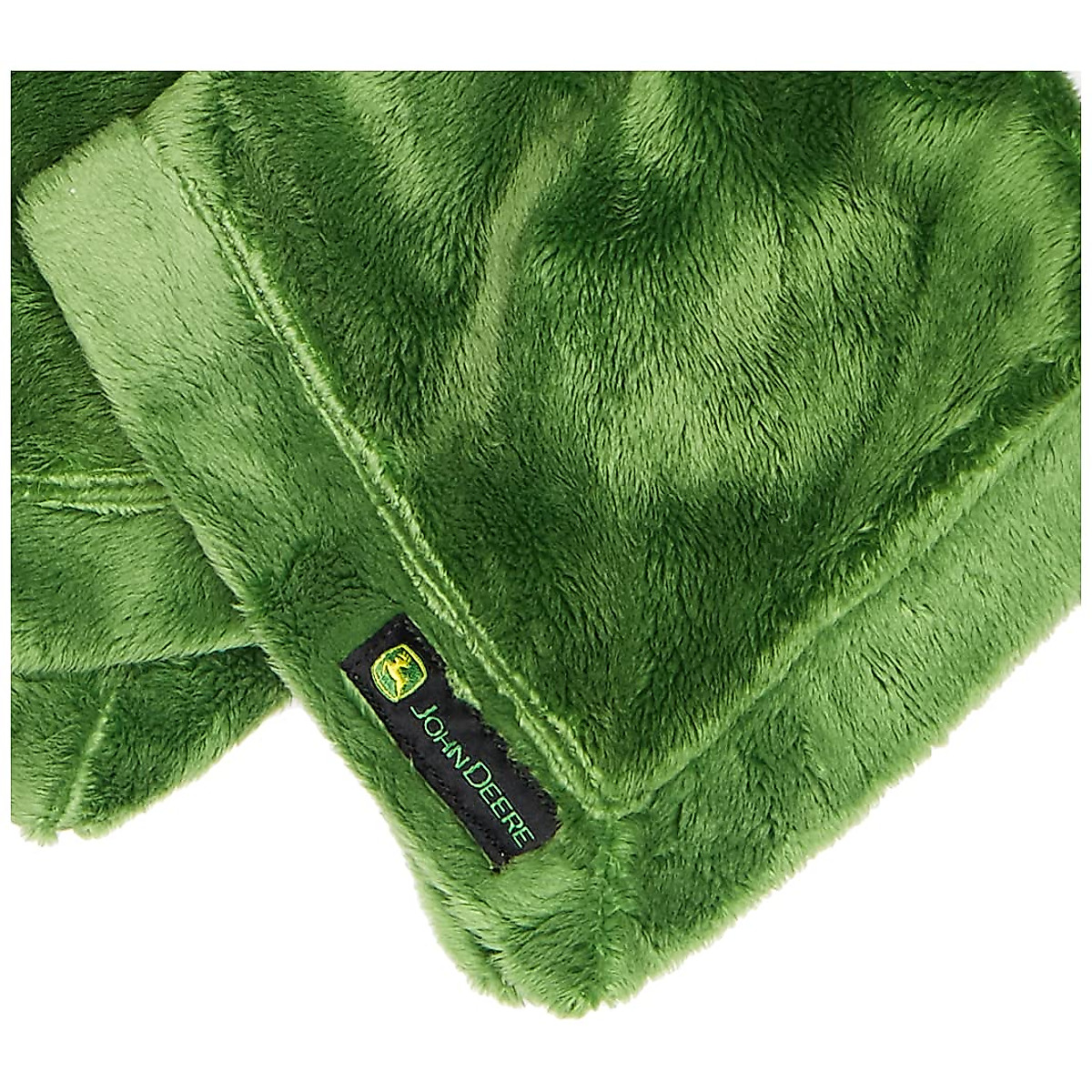 John Deere Baby Cuddle Snuggle Security Blanket Boy Girl Farm Animal Cow Pig Chick, GREEN
