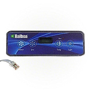 Balboa 54094-01 4-Button Lite Duplex Digital LCD Topside Control Panel