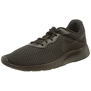 Nike Womens Tanjun Black/Black-Barely Volt 9