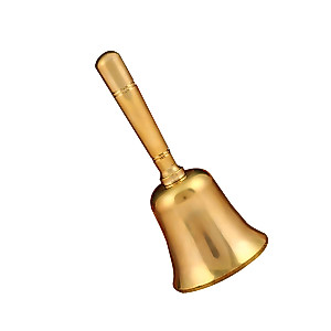 Milisten Call Service Bell 4pcs Brass Handbell Classroom Attention Hand Call Bell Customer Bell Hand Service Bell Bar Bell Animal Toys Practical Hand Bells Telephone Elder Table Bell