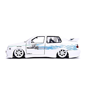 Jada Toys Fast & Furious 1:24 Jesse's Volkswagen Jetta Die-cast Car, Toys for Kids and Adults, White (99591W)