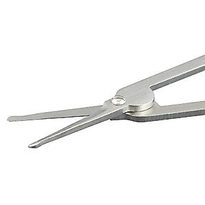 Seki Edge Stainless Steel Nostril Scissors (SS-908) - Safety Grooming Scissors with Round Blunt Tips for Trimming Nose Hair & Other Facial Hair for Men & Women - Made in Japan