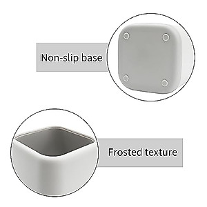 ZUFECY Pen Holder Stand for Desk, Scandinavian Design Desk Organizer Makeup Brush Holder for School, Home, Office (Gray)