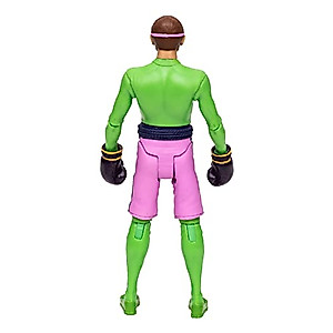 McFarlane Toys, DC Multiverse, 5-inch DC Retro Riddler Boxing Action Figure with Action Word Bubbles, Collectible DC Retro 1960's TV Figure – Ages 12+