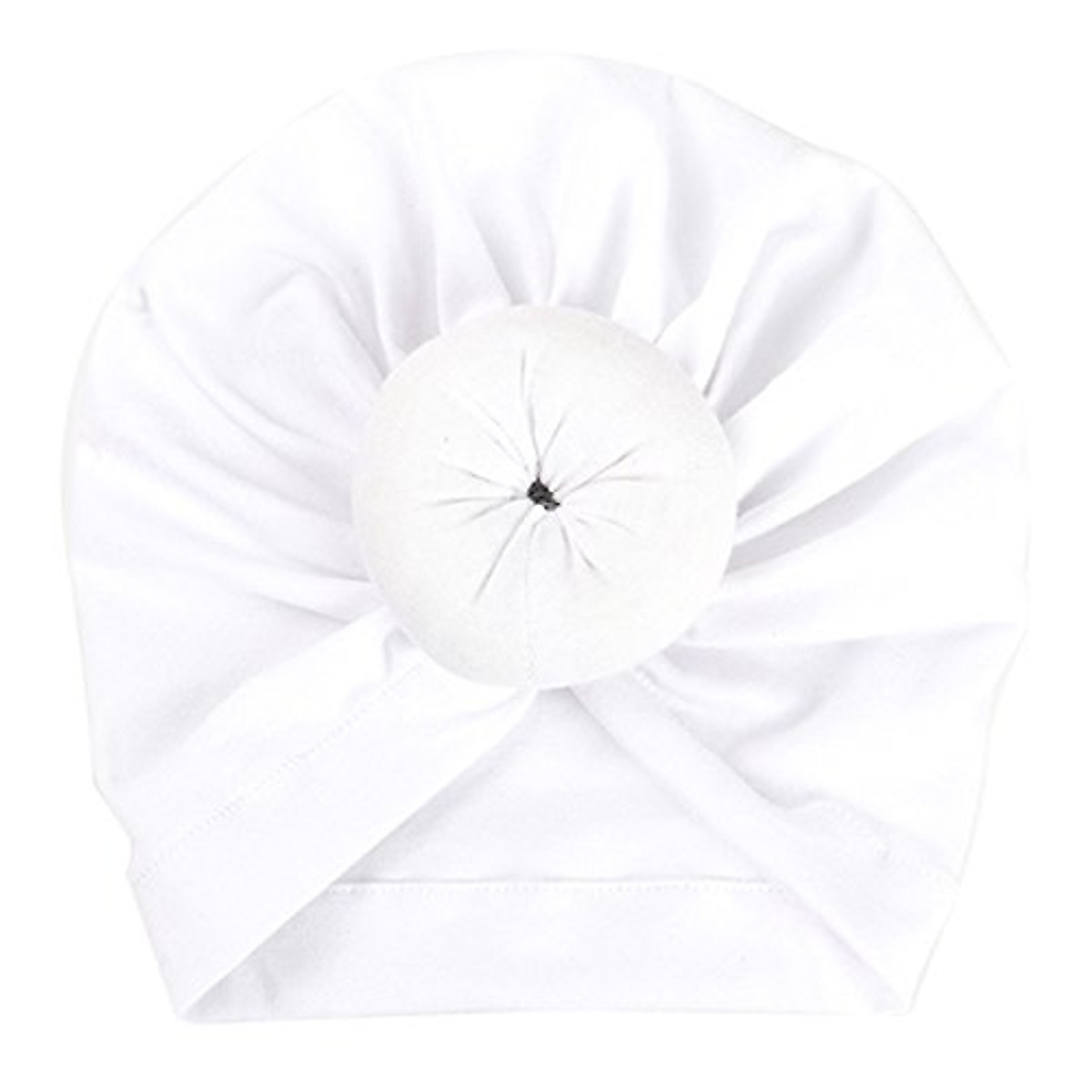 Newborn Baby Cotton Cloth Turban Toddler Rabbit Hospital Hat Ear Hat Kids Set Baby Cap (NN65)