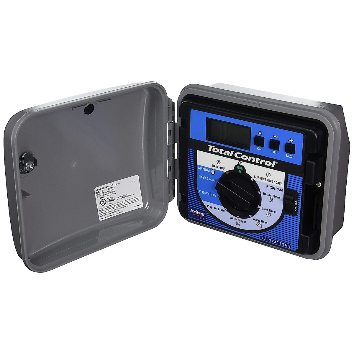 Irritrol TC-12EX-R 12 Station Outdoor Irrigation Total Controller