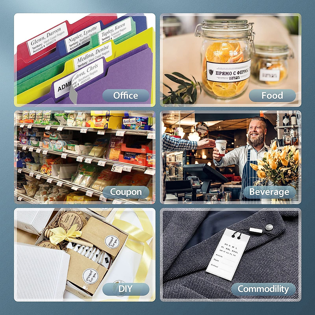 iDPRT Thermal Label Printer SP310 - Label Maker with Auto Label Detection, Support 1"-3.15" Print Width, Windows&Mac, Suitable for Barcode, Address, Filling and Storing for Home, Office&Small Business