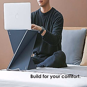 Levit8 - The flat folding portable standing desk,Sesame,Large