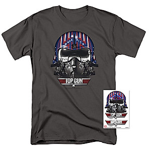 Top Gun Maverick Helmet T Shirt & Stickers (Medium)