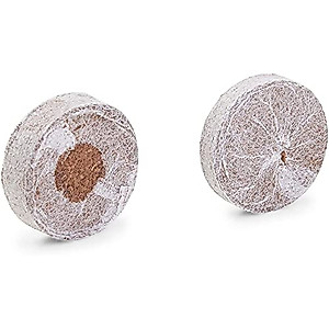 Coco Coir Pellets, Soil Disks Wrapped in Non-Woven Fabric (1.5 in, 36 Pack)
