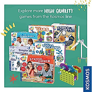 Thames & Kosmos | Rubber Band Racers Kit | Science Kit | Includes Color Education Manual | Science Toy for Kids 8+,Green