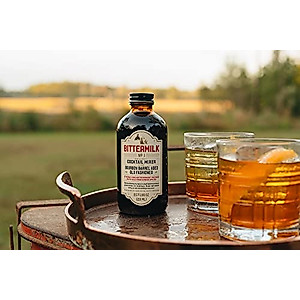 Bittermilk No.1 Bourbon Barrel Aged Old Fashioned Mix - All Natural Handcrafted Cocktail Mixer - Old Fashioned Syrup - More Complex than Bitters & Simple Syrup